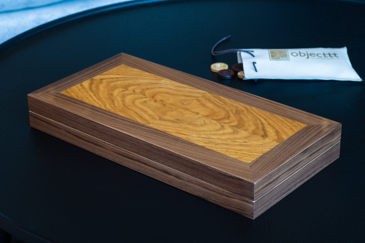 4CHAR' Walnut Series Backgammon– Objecttt